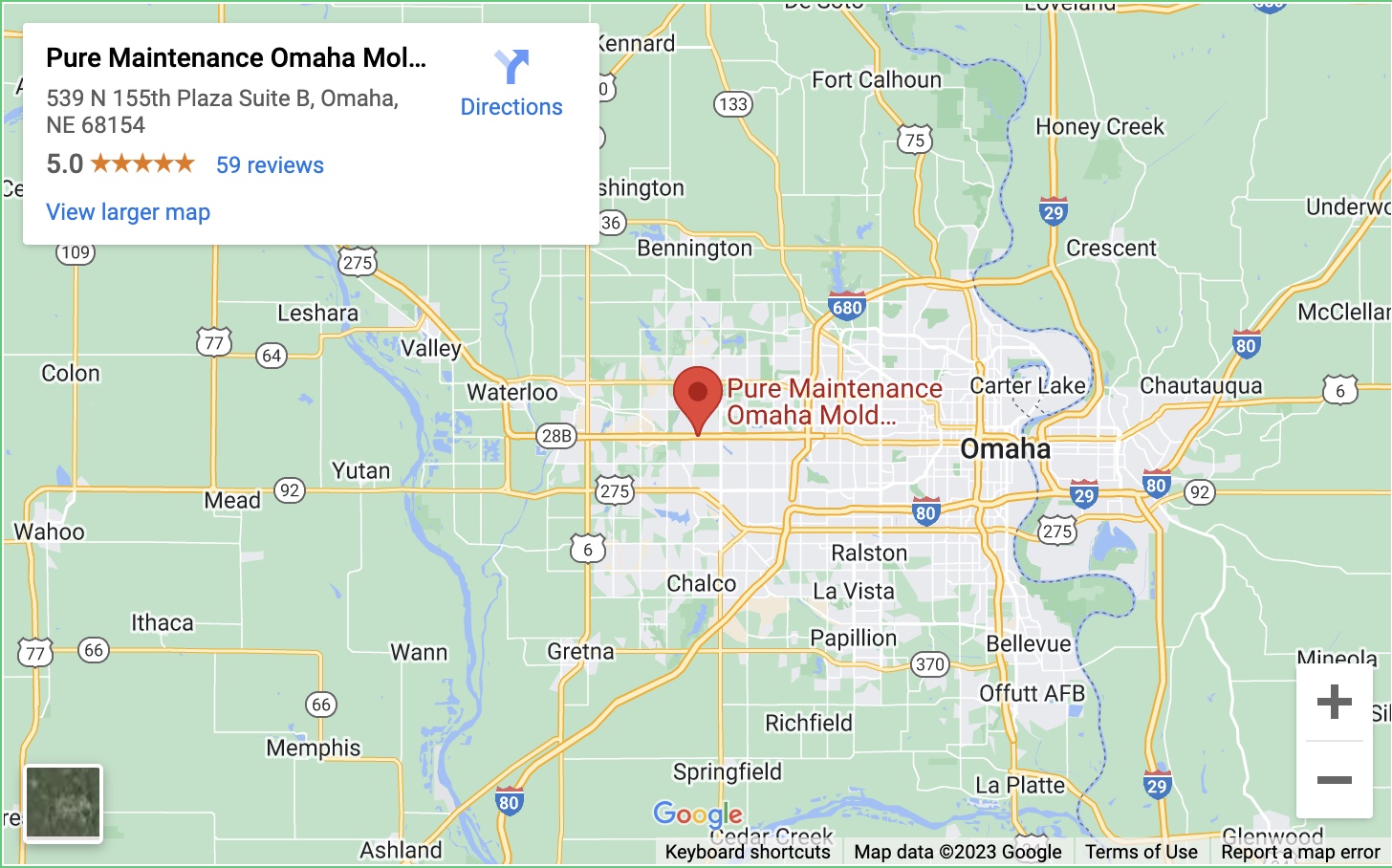 Mold Remediation Service Areas Throughout Omaha & Nebraska